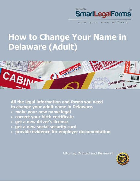 Change Your Name in Delaware (Adult) – SmartLegalForms
